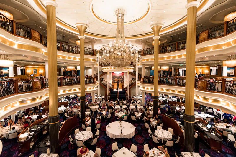 Sapphire Dining Room on Royal Caribbean Adventure of the Seas Ship ...