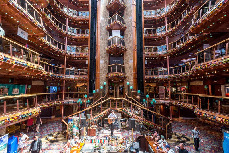 Atrium on Carnival Paradise Cruise Ship - Cruise Critic