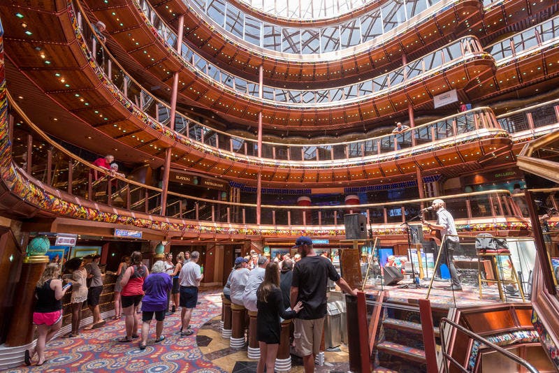Atrium on Carnival Paradise Cruise Ship - Cruise Critic