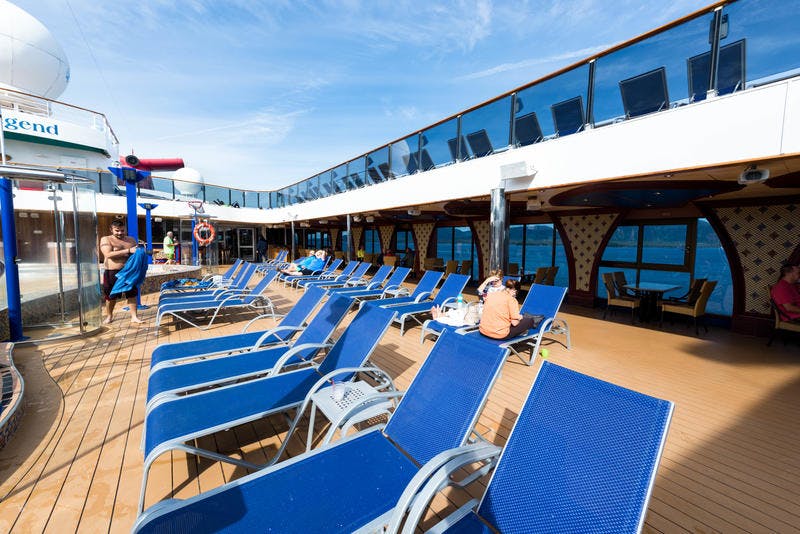 Camelot Forward Pool on Carnival Legend Cruise Ship - Cruise Critic