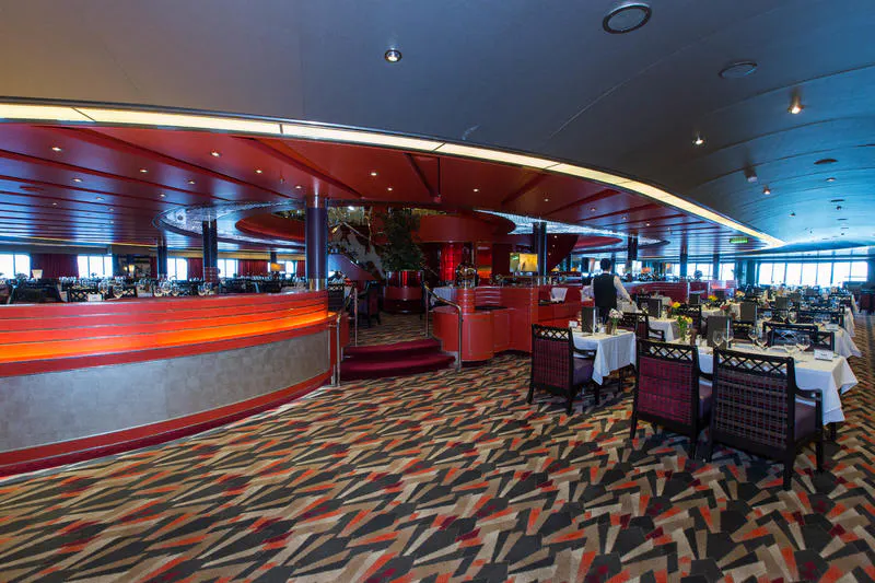 Manhattan Dining Room on Holland America Nieuw Amsterdam Cruise Ship ...