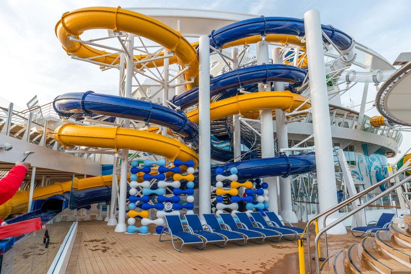 Water Slides on Royal Caribbean Symphony of the Seas Cruise Ship ...