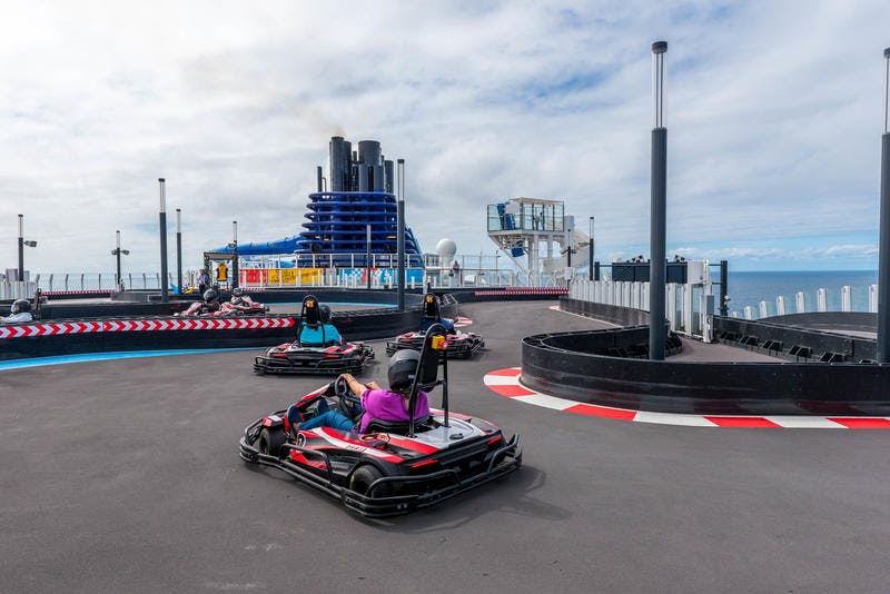 Go-Kart Racetrack on Norwegian Bliss Cruise Ship - Cruise Critic