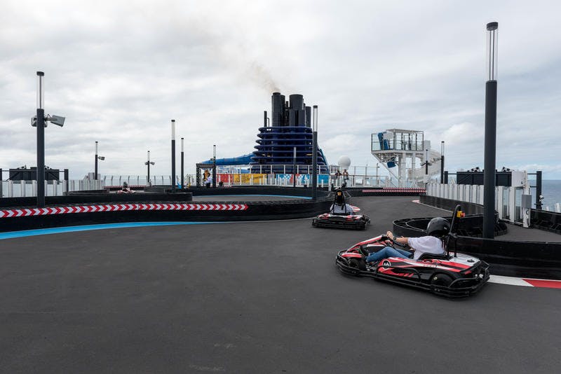 Go-Kart Racetrack on Norwegian Bliss Cruise Ship - Cruise Critic