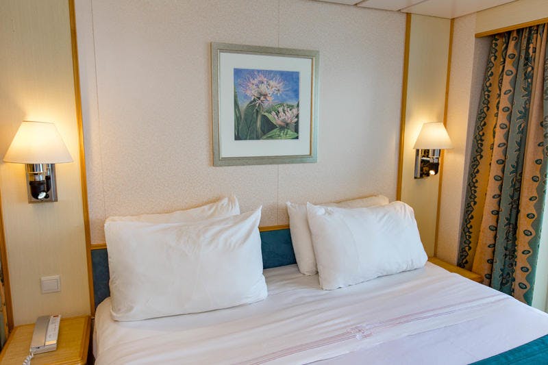 Spacious Ocean-View Balcony Cabin on Royal Caribbean Mariner of the Seas