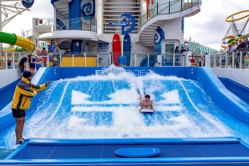 FlowRider on Royal Caribbean Independence of the Seas Cruise Ship ...