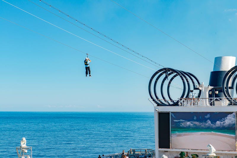 Zipline on MSC Seaview Cruise Ship - Cruise Critic