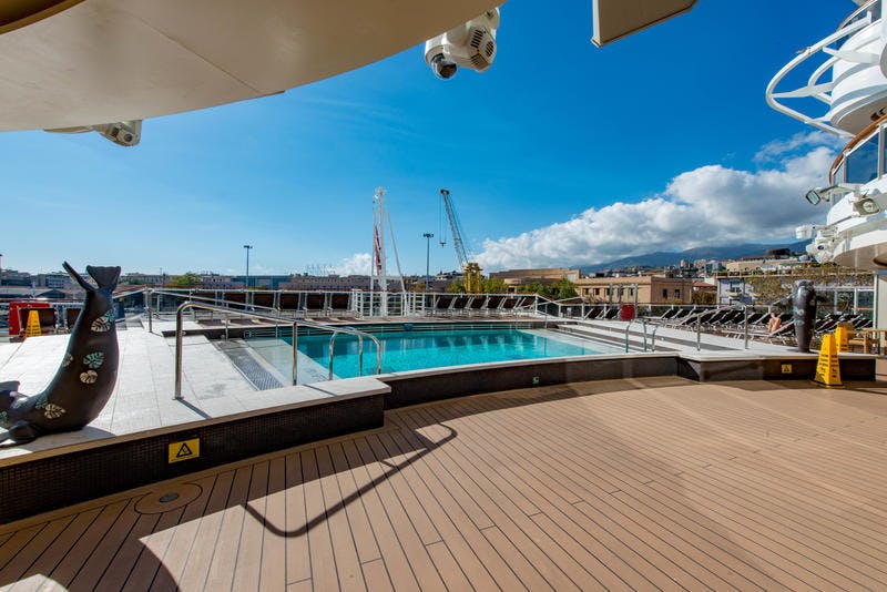 Sunset Beach Pool on MSC Seaview Cruise Ship - Cruise Critic