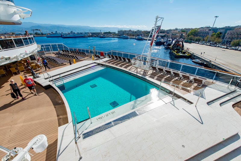 Sunset Beach Pool on MSC Seaview Cruise Ship - Cruise Critic