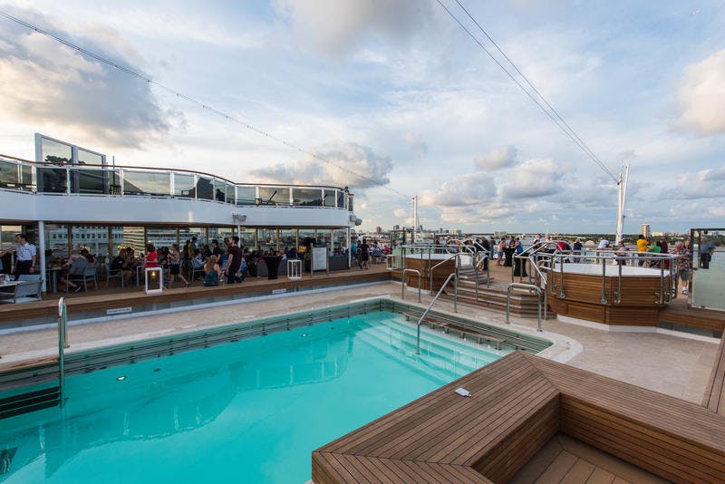 Sea View Pool on Holland America Nieuw Statendam Cruise Ship - Cruise ...