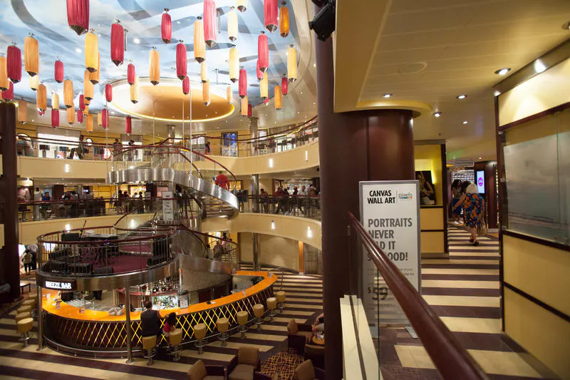 Atrium on Carnival Breeze Cruise Ship - Cruise Critic