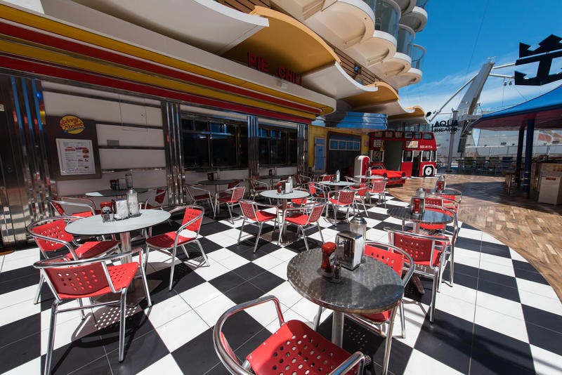 Johnny Rockets on Royal Caribbean Oasis of the Seas Cruise Ship ...