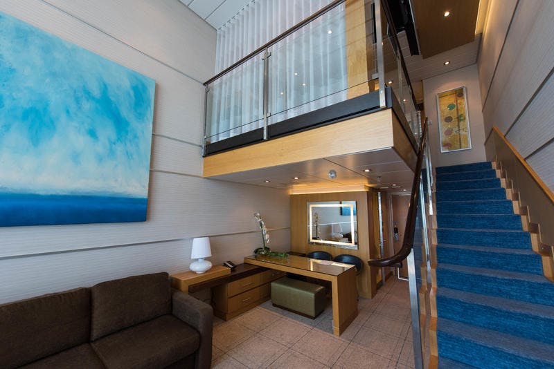 Crown Loft Suite with Balcony on Royal Caribbean Oasis of the Seas ...