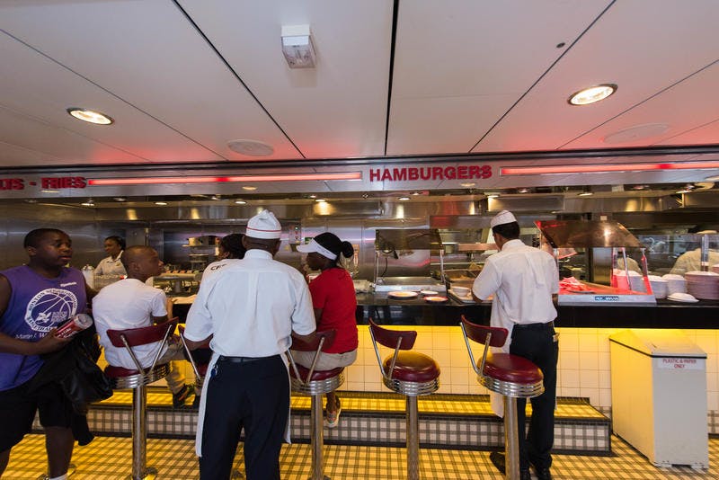 Johnny Rockets on Royal Caribbean Oasis of the Seas Cruise Ship ...