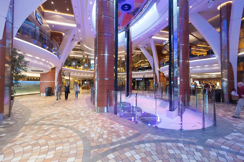 Royal Promenade on Royal Caribbean Allure of the Seas Cruise Ship ...