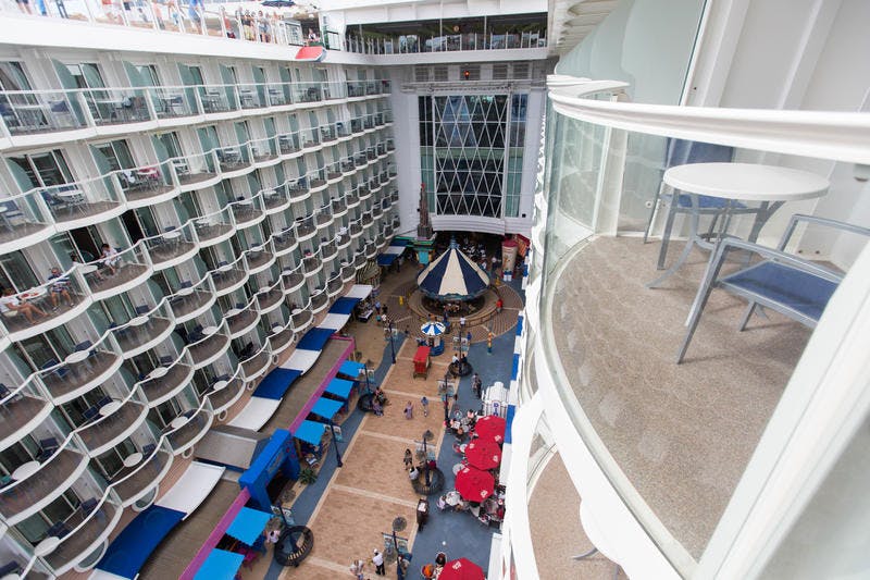 Boardwalk-View Balcony Cabin on Royal Caribbean Allure of the Seas ...