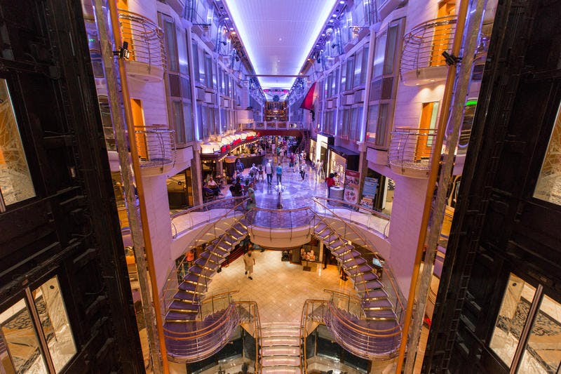 Royal Promenade on Royal Caribbean Navigator of the Seas Cruise Ship ...