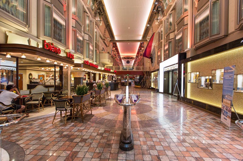 Royal Promenade on Royal Caribbean Navigator of the Seas Cruise Ship ...