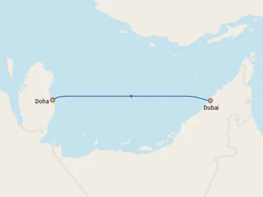 Best Cruises from Dubai to Doha 2025-2027