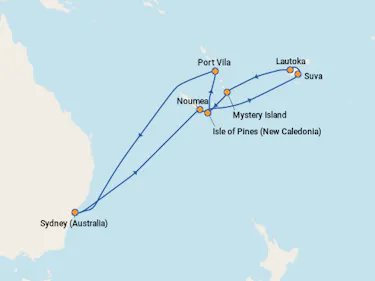 Best Cruises to Isle of Pines (New Caledonia) 2026-2028