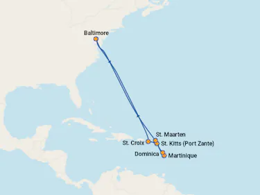 Best France Cruises to Baltimore 2026-2028