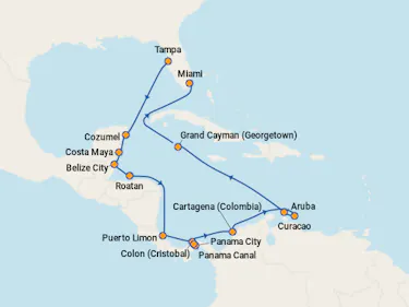 Best World Cruise Cruises to Puerto Limon 2026-2028
