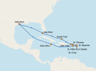 Best USVI Cruises from the Gulf Coast 2026-2028