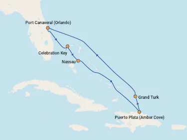 Best Carnival Cruises to Grand Turk 2026-2028