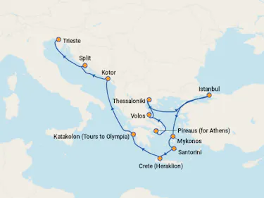 Best Cruises to Crete (Heraklion) 2026-2028