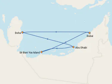 Cruises from Doha 2025-2027