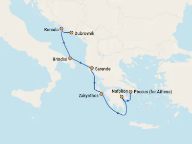 Best Italy Cruises to Sarande 2026-2028