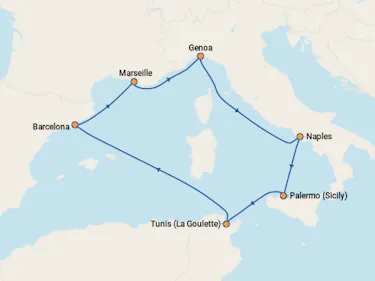 Best Cruises from Palermo 2026-2028