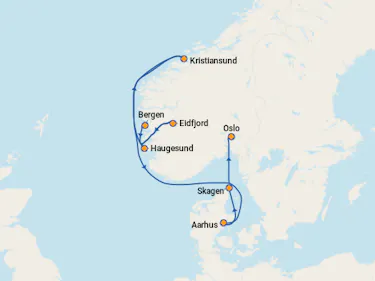 Best Cruises from Bergen 2026-2028