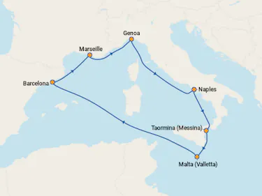 Best Cruises from Naples 2026-2028