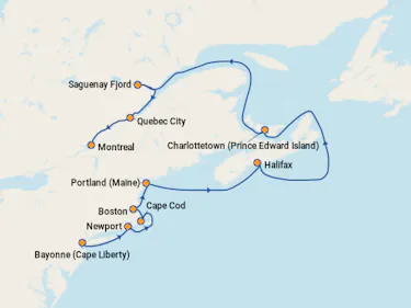 Best Cruises from New York to Quebec City 2026-2028
