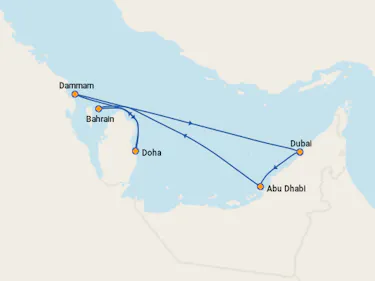 Best Cruises from Dubai to Doha 2026-2028