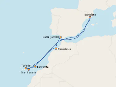 Cruises to Morocco 2025-2027