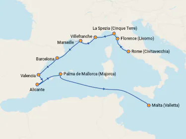 Best Cruises From Rome To Barcelona 2026 2028