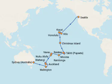 Best Cruises to the South Pacific 2026-2028