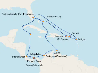 Best BVI Cruises to Colon (Cristobal) 2026-2028