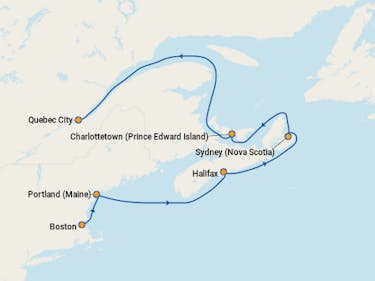 Best Cruises from Boston to Quebec City 2026-2028