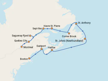 Best Cruises from Montreal to Boston 2026-2028