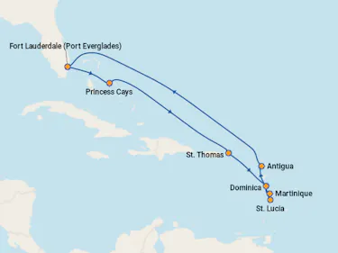 Best Caribbean - Southern Cruises to Princess Cays 2026-2028