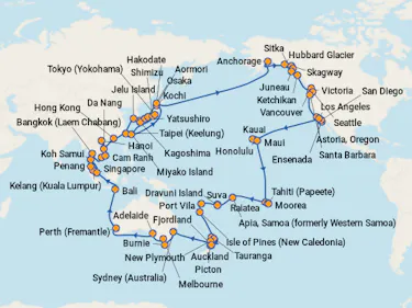 The 25 BEST Coral Princess Cruises to Around the World (with Prices) on ...
