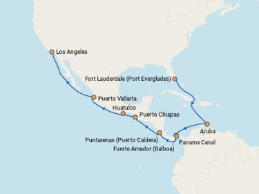 Island Princess Cruise Itinerary to Panama Canal & Central America on ...