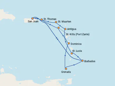 Best Cruises to Grenada 2026-2028