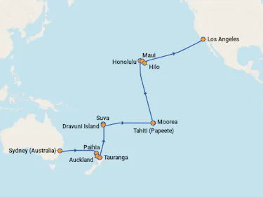 Best Fiji Cruises to Tahiti (Papeete) 2026-2028