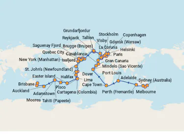 Best Rhine River Cruises to Tahiti (Papeete) 2026-2028