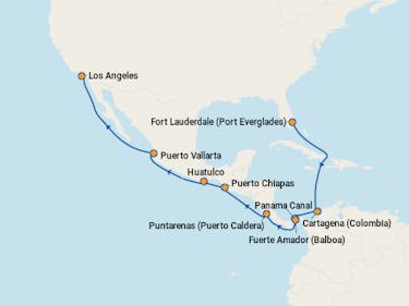Island Princess Cruise Itinerary to Panama Canal & Central America on ...