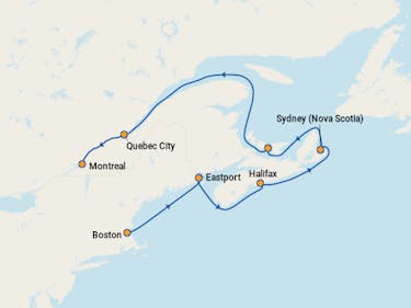 Best Cruises from Boston to Quebec City 2026-2028